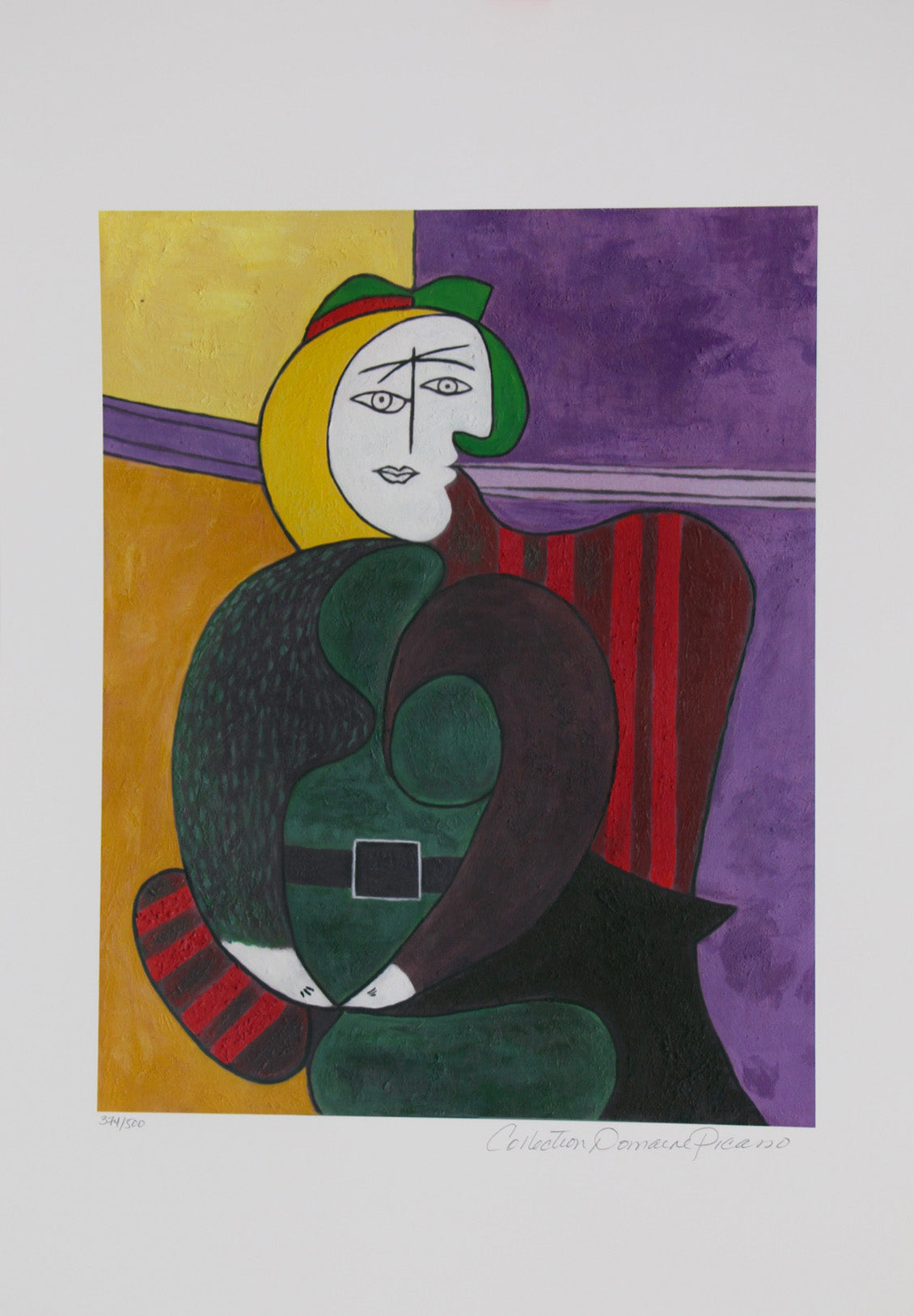 CJR Fine Arts and Framing | Pablo Picasso- The Red Armchair – CJR Fine ...
