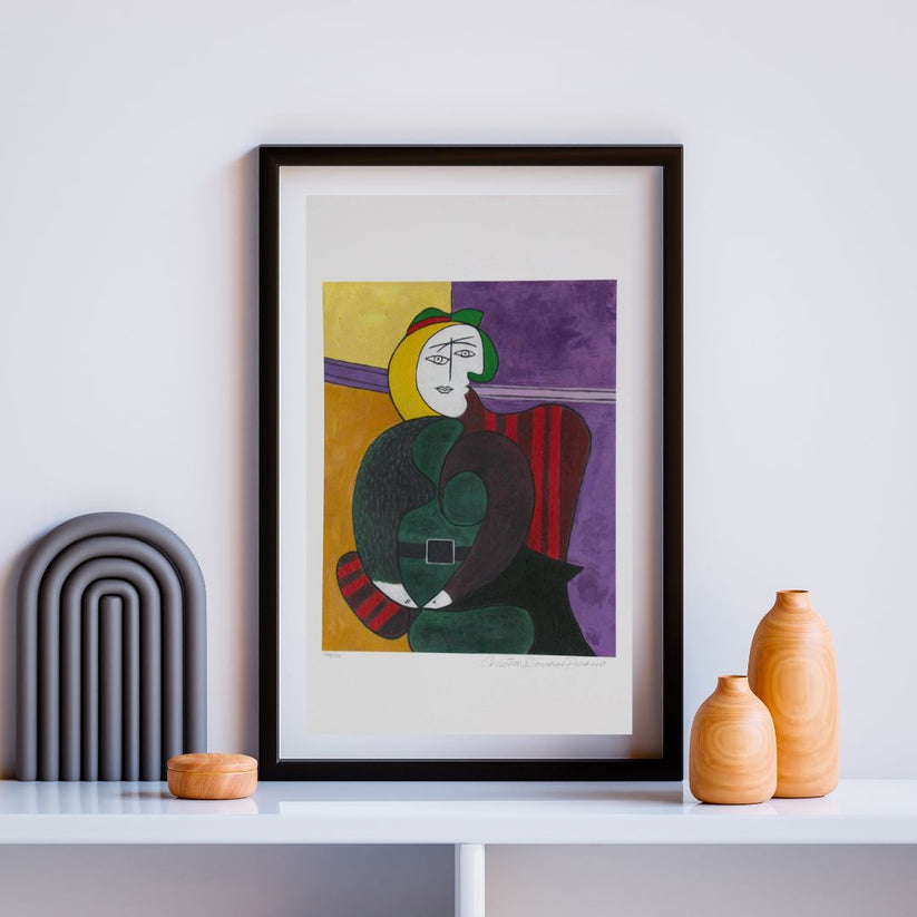 CJR Fine Arts and Framing | Pablo Picasso- The Red Armchair – CJR Fine ...
